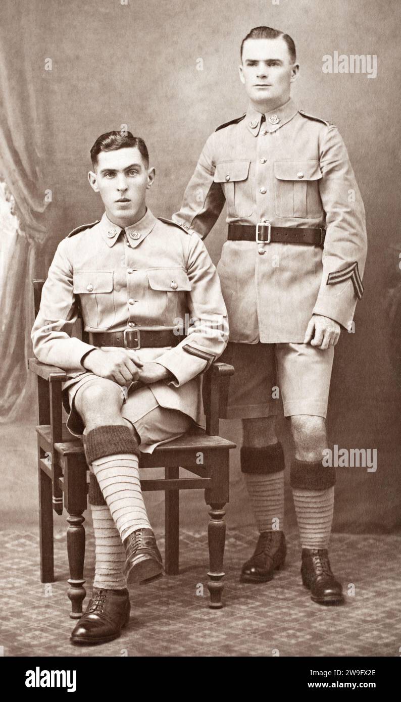 Men of the 1st Battalion King's Shropshire Light Infantry in Poona ...