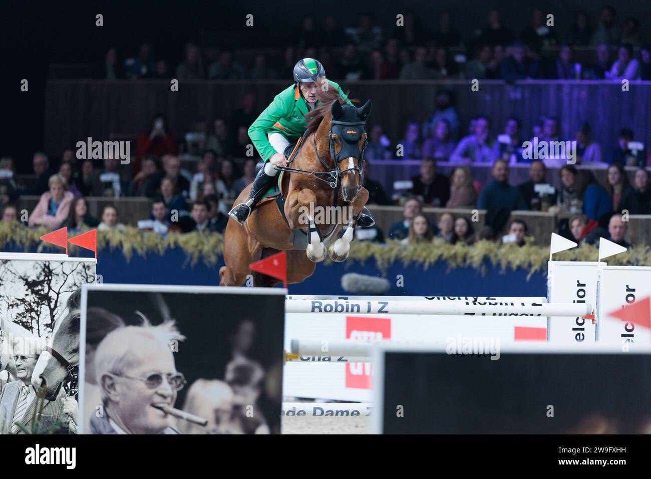Gerfried Puck of Austria with Equitron Naxcel V during the Léon ...