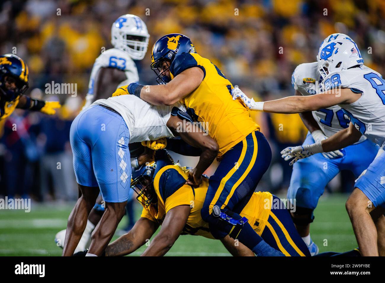 Charlotte, NC, USA. 27th Dec, 2023. North Carolina Tar Heels ...
