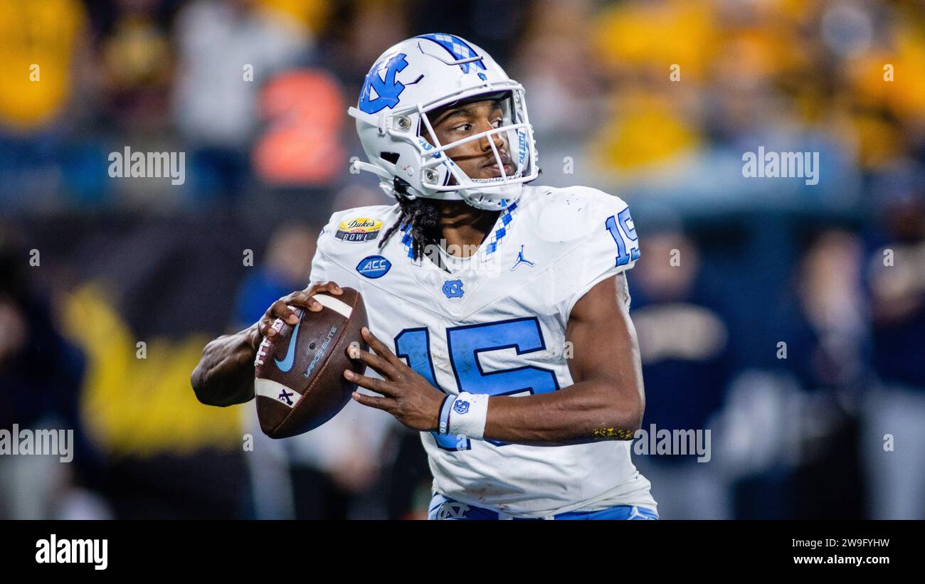 Charlotte, NC, USA. 27th Dec, 2023. North Carolina Tar Heels ...