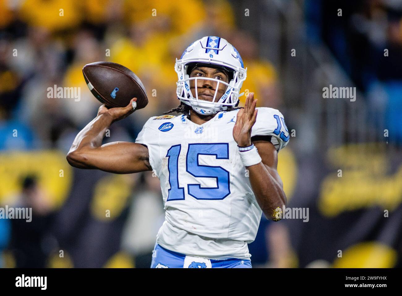 Charlotte, NC, USA. 27th Dec, 2023. North Carolina Tar Heels ...