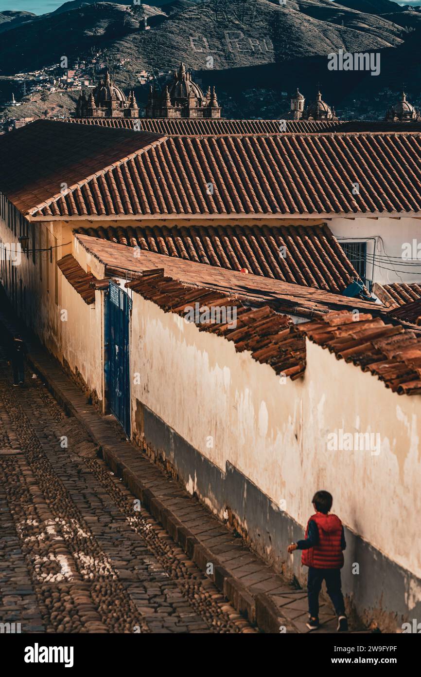 Cusco, Peru, Historical city center, house facade scenery, 2023 Stock ...
