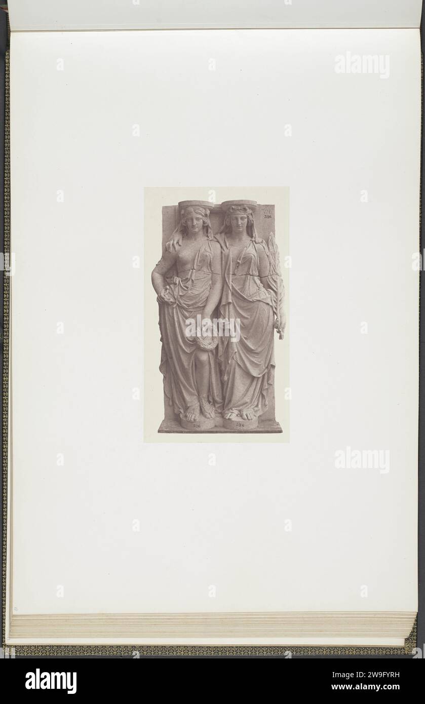 GIPS models for Cararians on the Palais du Louvre by Joseph Pollet, c ...