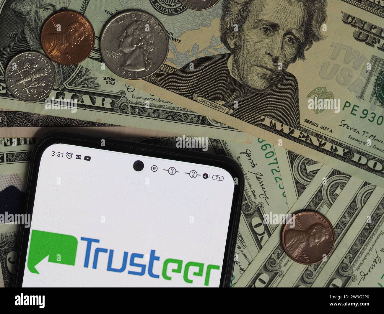 Bavaria, Germany - December 28, 2023: In this photo illustration, a ...