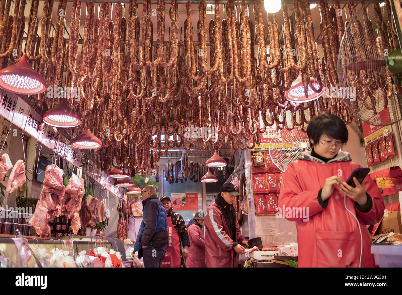 **CHINESE MAINLAND, HONG KONG, MACAU AND TAIWAN OUT** Strings of cured ...