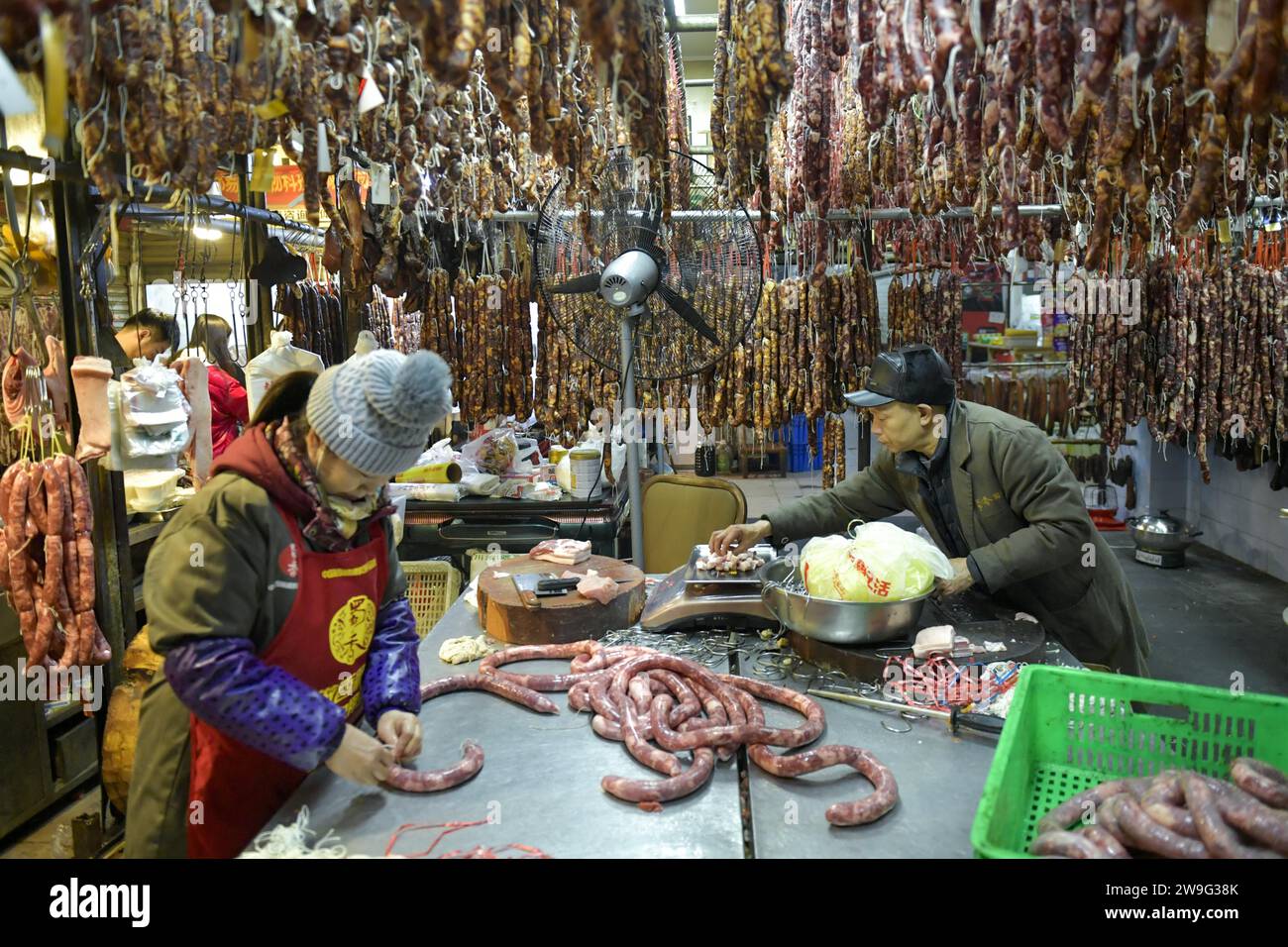 **CHINESE MAINLAND, HONG KONG, MACAU AND TAIWAN OUT** Strings of cured ...