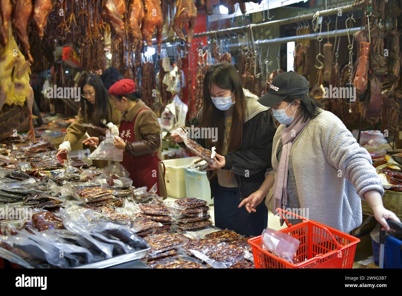 **CHINESE MAINLAND, HONG KONG, MACAU AND TAIWAN OUT** Strings of cured ...