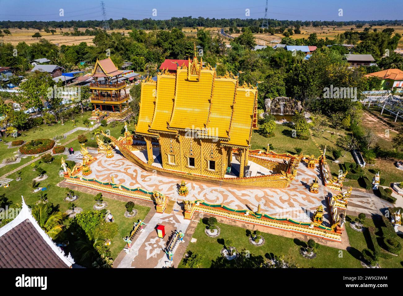 Wat Nong Hu Ling in Maha Sarakham, Isaan, Thailand Stock Photo - Alamy