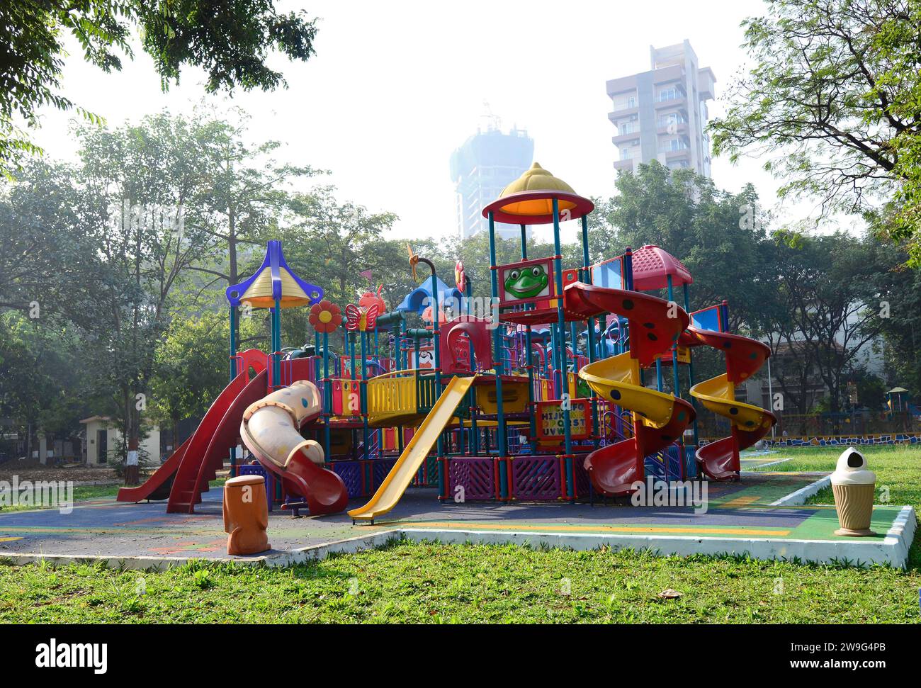 Mancherji Joshi Five Gardens in Dadar East, Mumbai, India Stock Photo ...