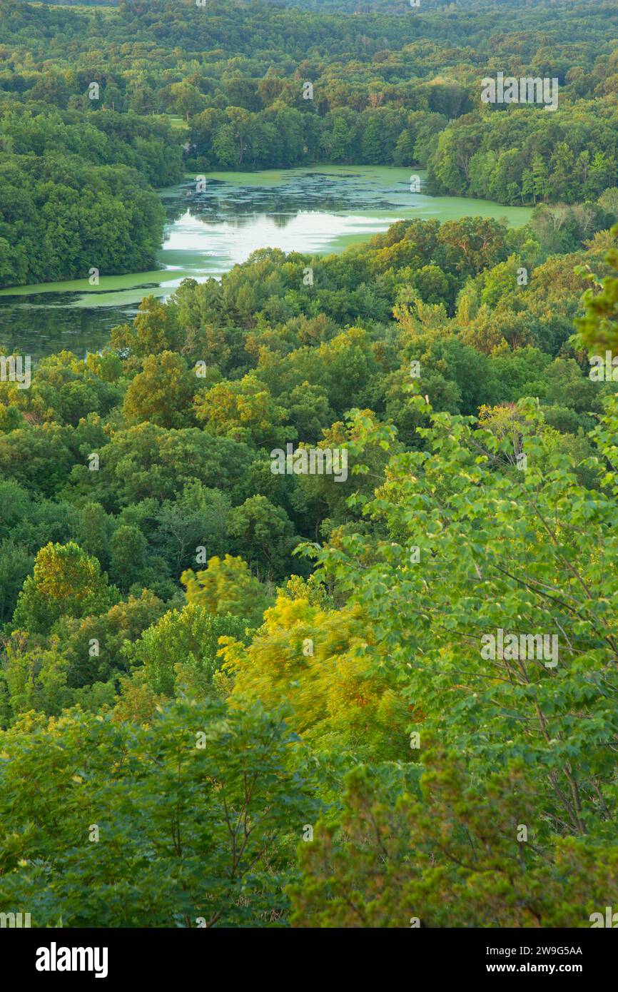 Blue ridge mountain lake trail hi-res stock photography and images - Alamy
