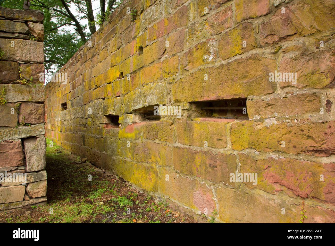 Perimeter Wall, Old New-Gate Prison & Copper Mine Archaeological ...