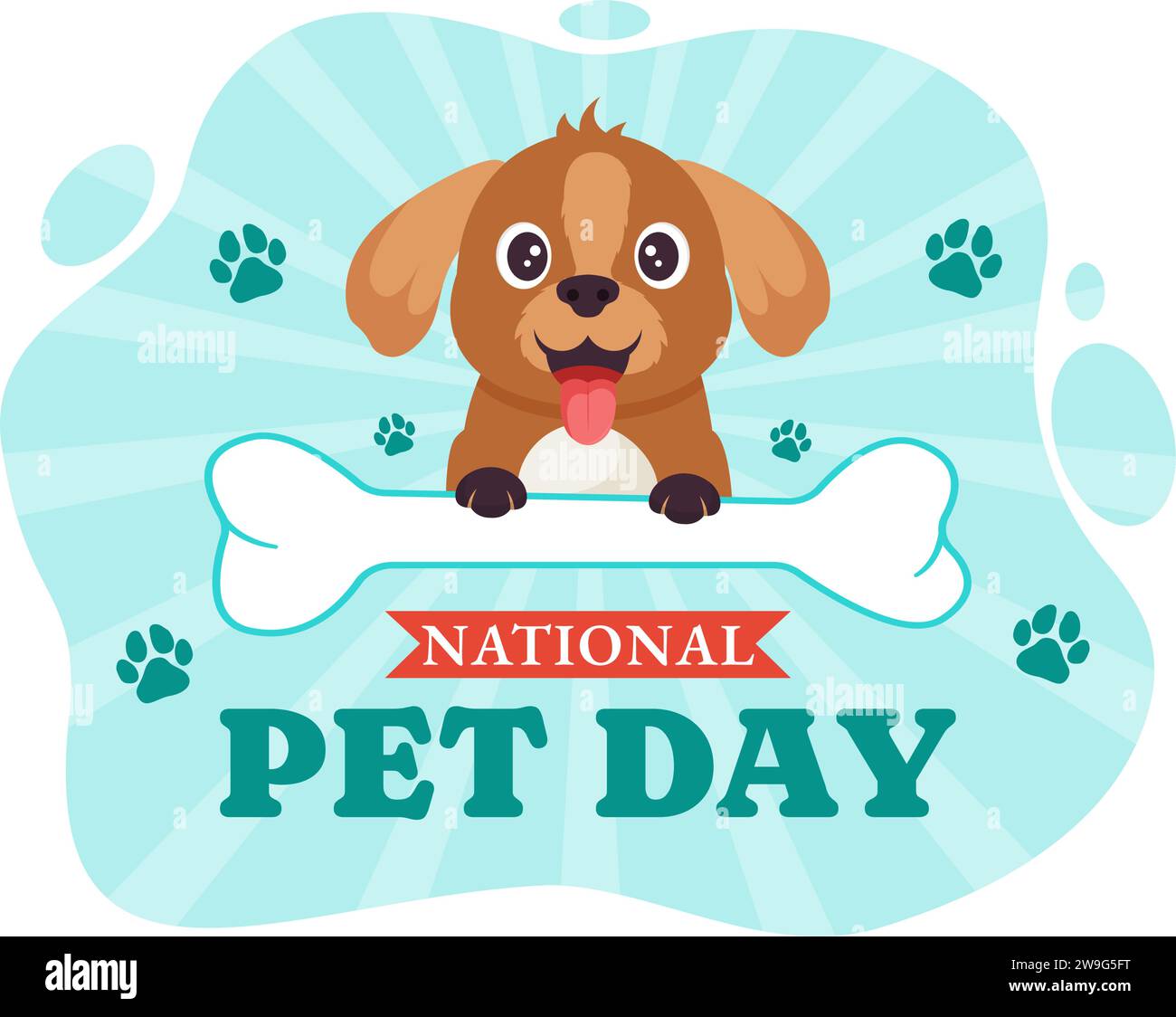 National Pet Day Vector Illustration on April 11 with Cute Pets of Cats ...