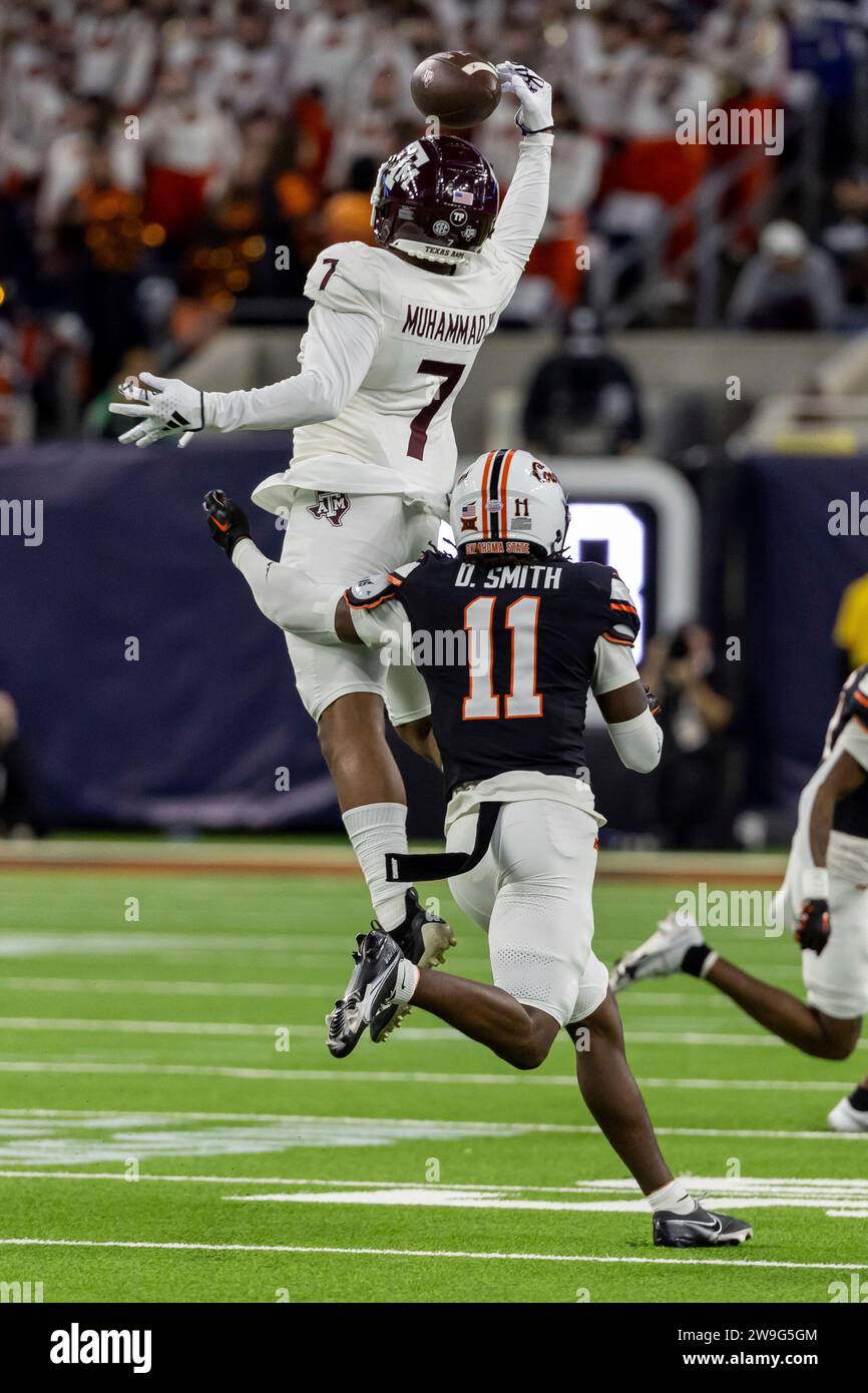 HOUSTON, TX - DECEMBER 27: Texas A&M Aggies wide receiver Moose ...