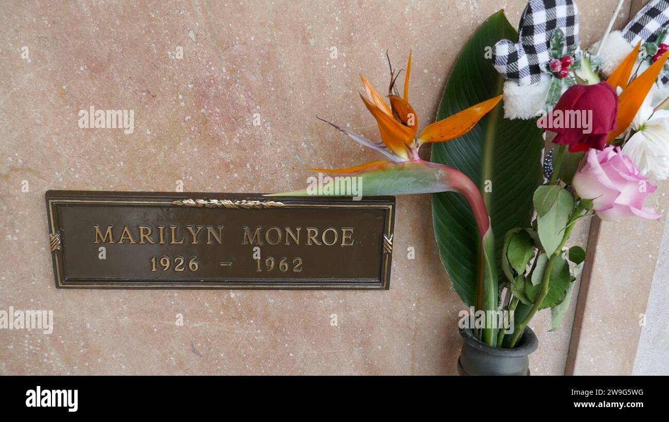 Los Angeles, California, USA 27th December 2023 Actress Marilyn Monroe ...