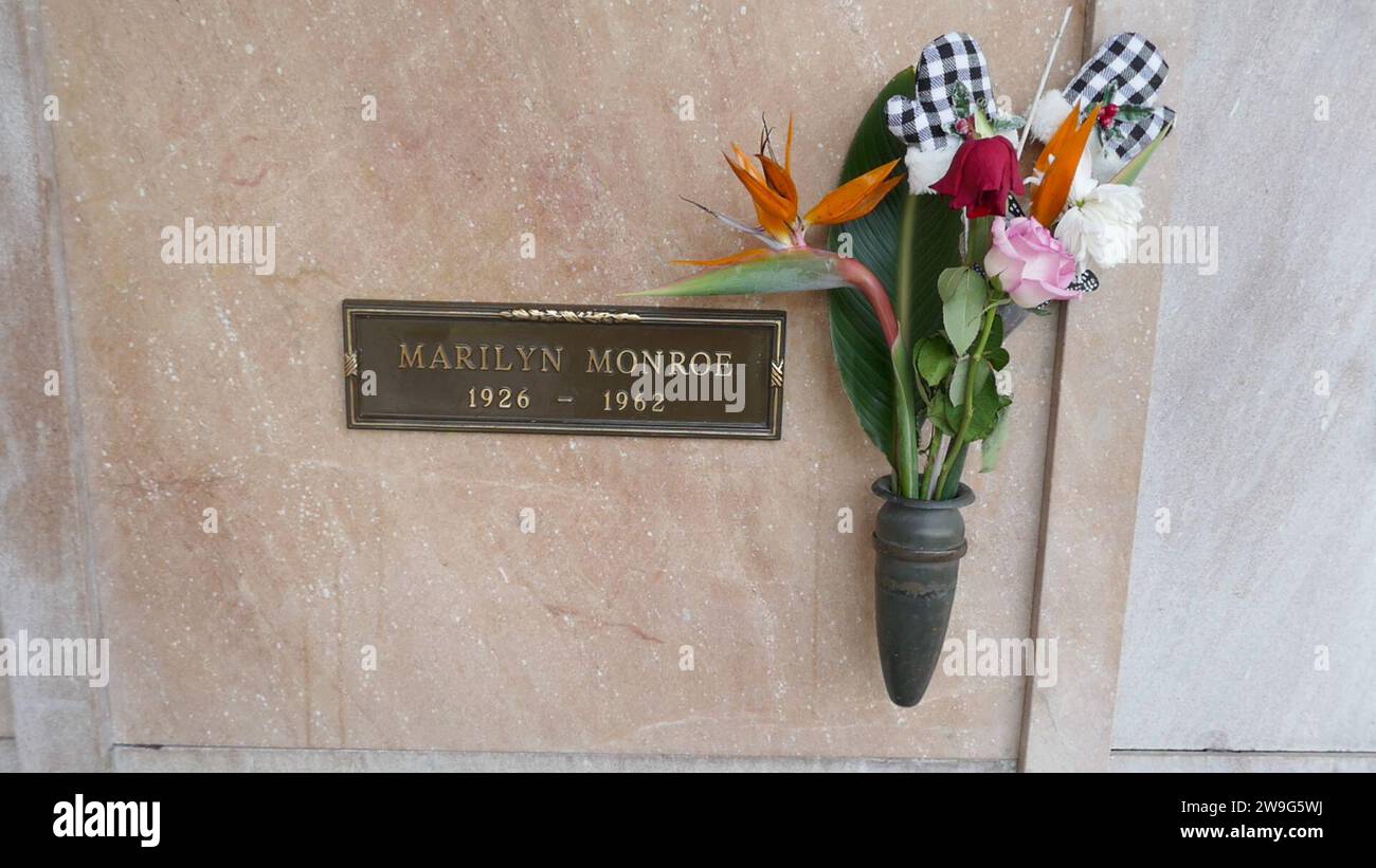 Los Angeles, California, USA 27th December 2023 Actress Marilyn Monroe ...