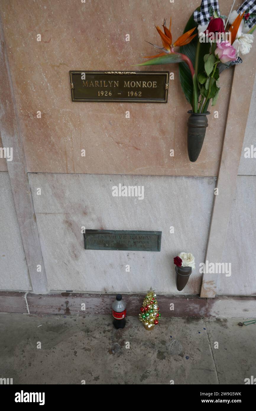 Los Angeles, California, USA 27th December 2023 Actress Marilyn Monroe ...