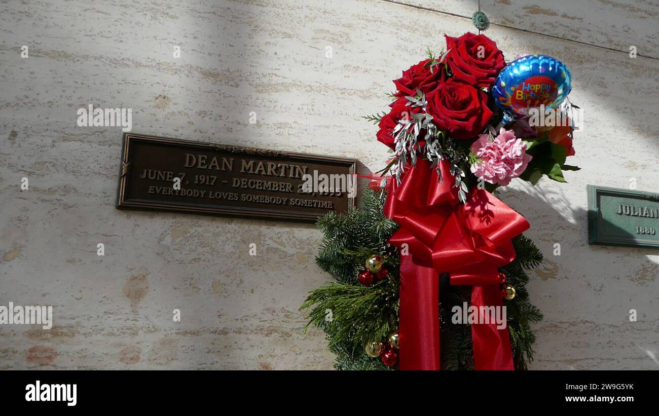 Los Angeles, California, USA 27th December 2023 Singer Dean Martin ...