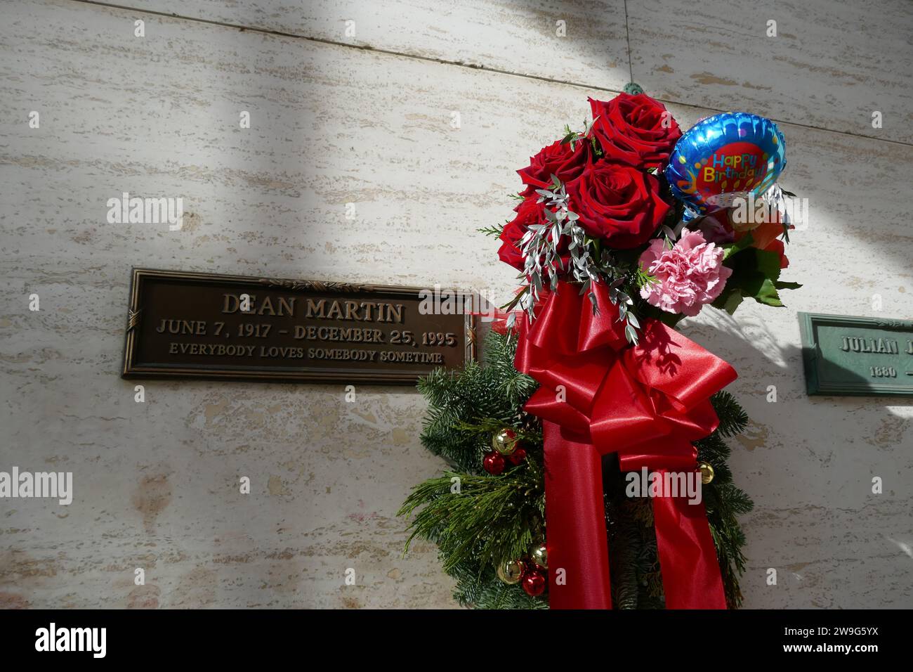 Los Angeles, California, USA 27th December 2023 Singer Dean Martin ...