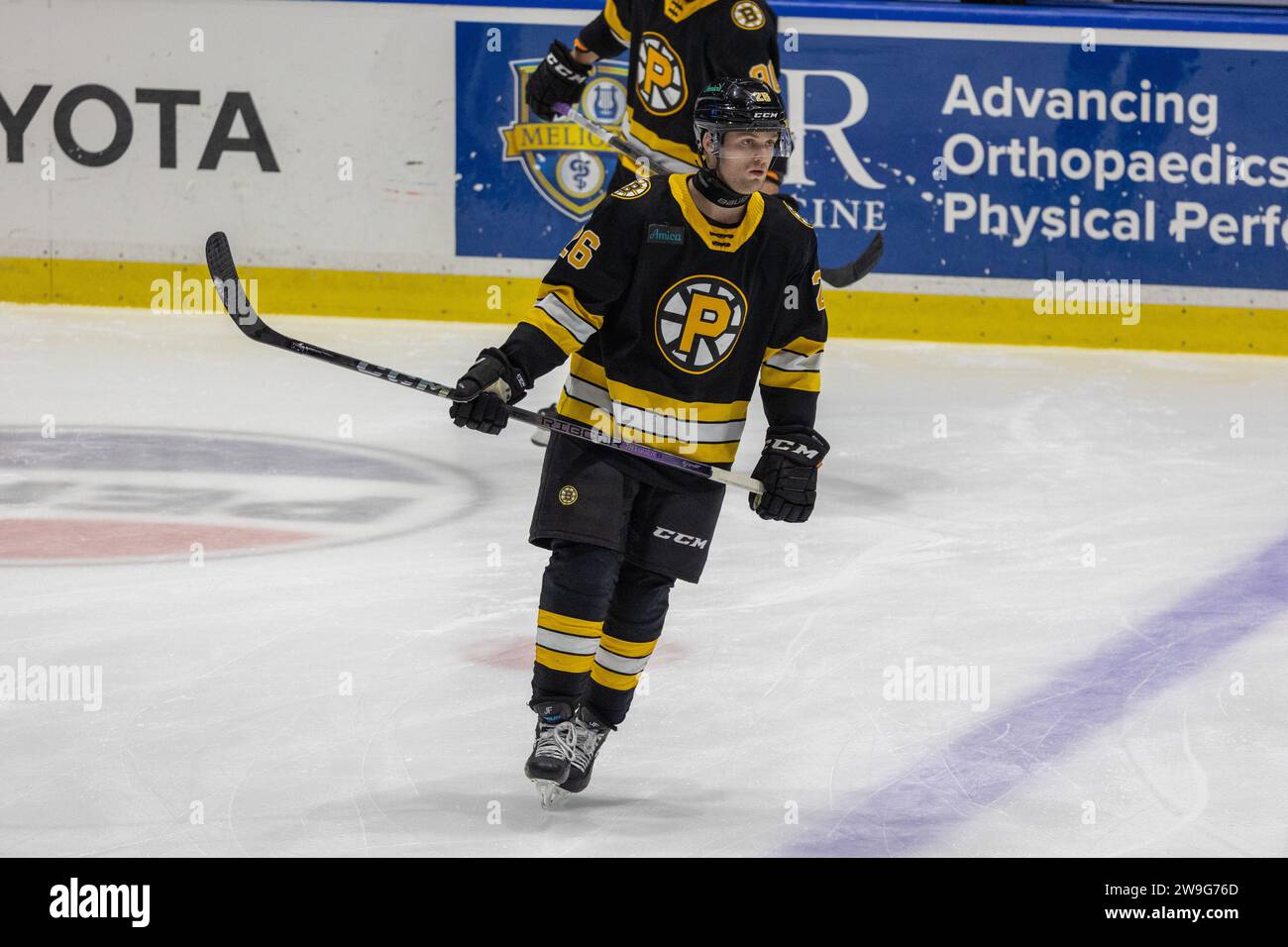 Rochester, New York, USA. 22nd Dec, 2023. Providence Bruins forward ...