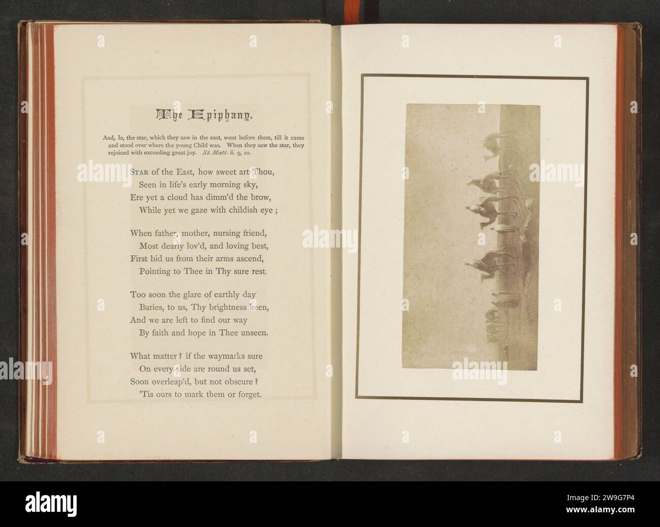 Photo production of a painting, representing the three kings on ...