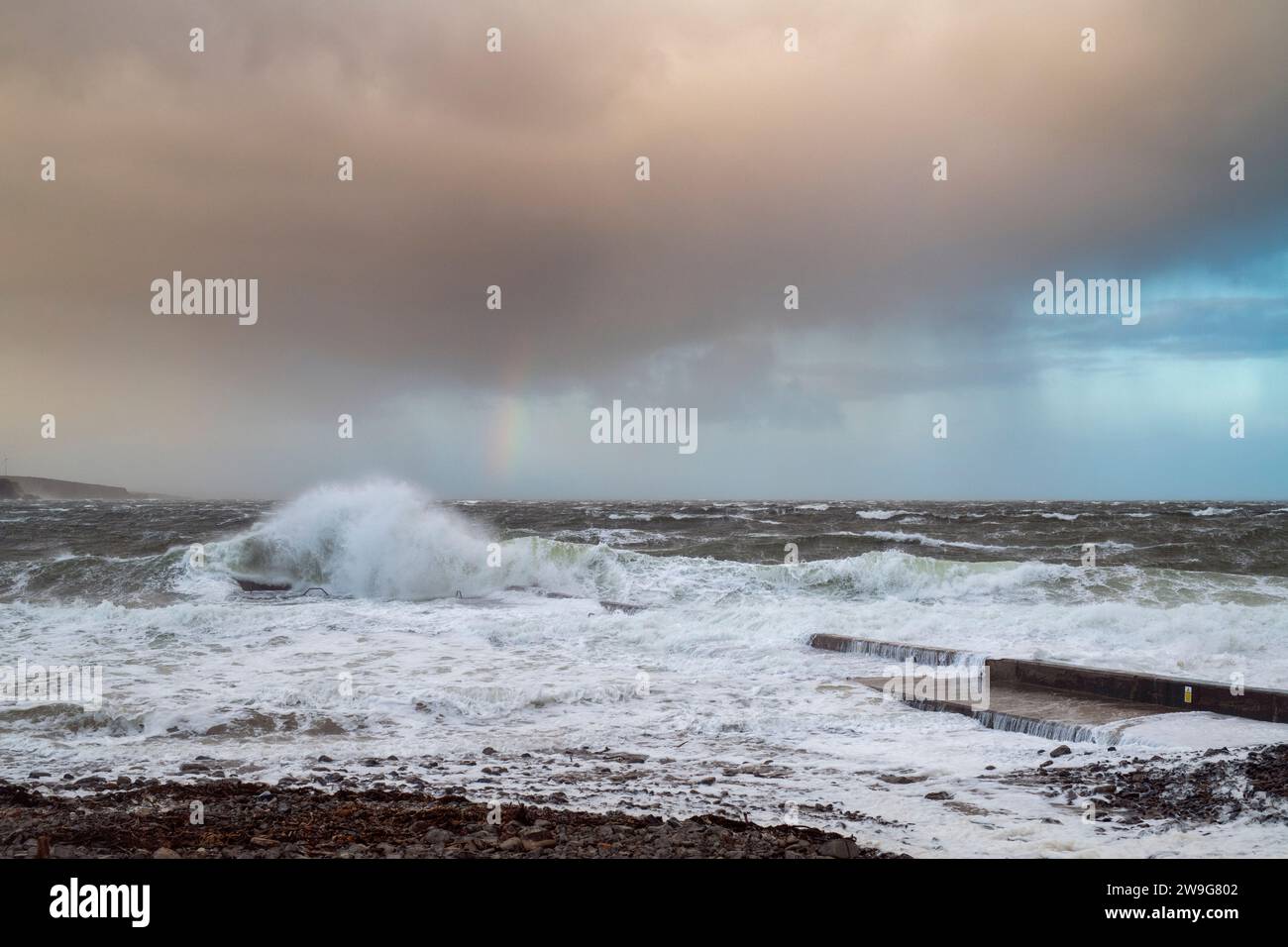 Rainbow starting to show hi-res stock photography and images - Alamy