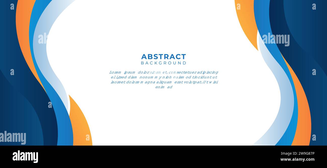orange blue modern background vector illustration Stock Vector Image ...