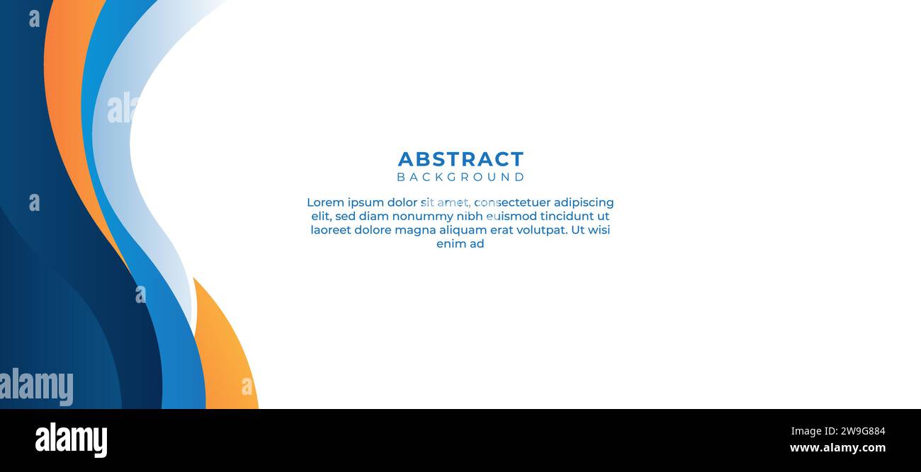 orange blue modern background vector illustration Stock Vector Image ...