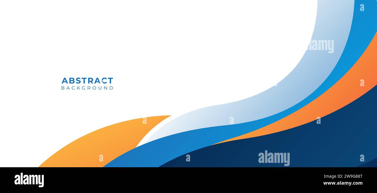 orange blue modern background vector illustration Stock Vector Image ...