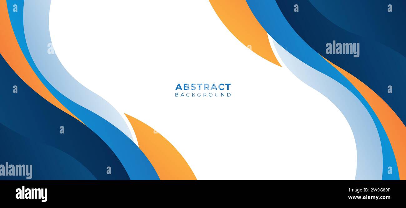orange blue modern background vector illustration Stock Vector Image ...