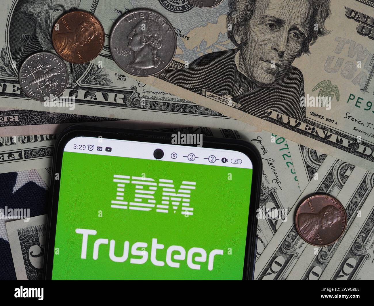 Garham, Germany. 28th Dec, 2023. In this photo illustration, a Trusteer ...