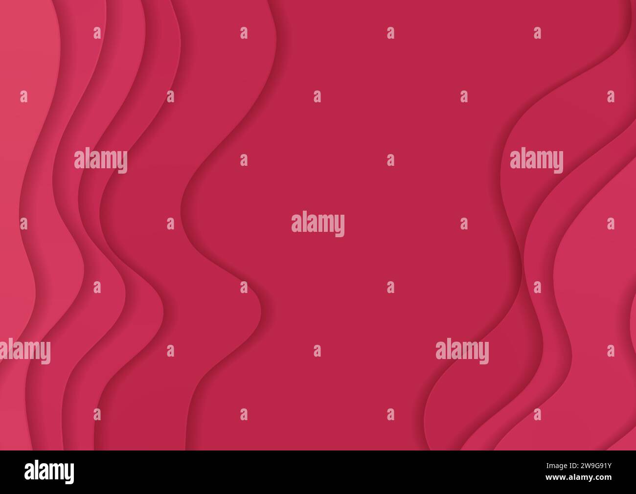 Magenta paper waves abstract trendy background. Vector design Stock ...