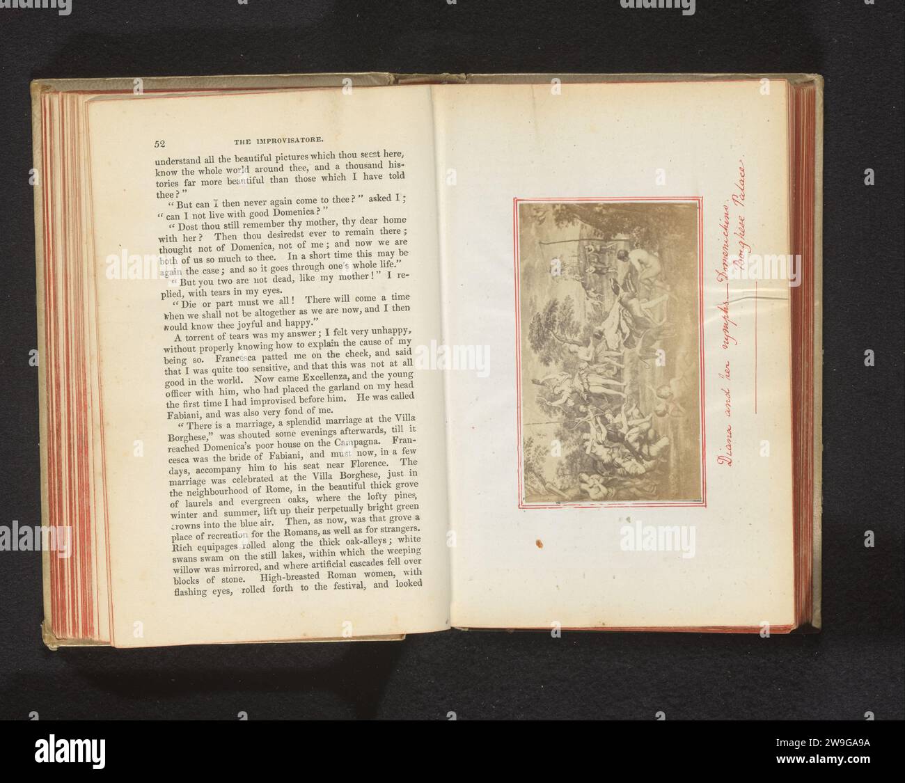 Diana and her nymphs-Domenichino. Borghese Palace, anonymous, after Domenichino, c. 1863 - in or ...