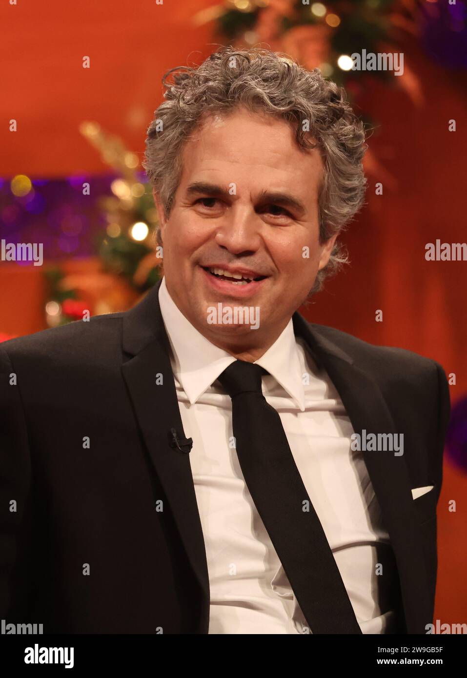 EDITORIAL USE ONLY Mark Ruffalo during the filming for the Graham ...