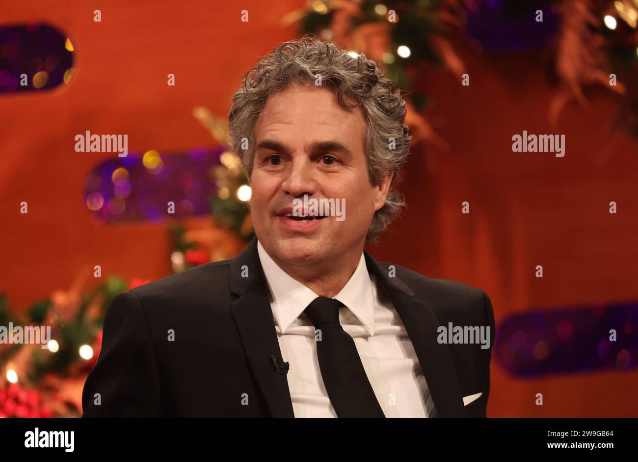 EDITORIAL USE ONLY Mark Ruffalo during the filming for the Graham ...