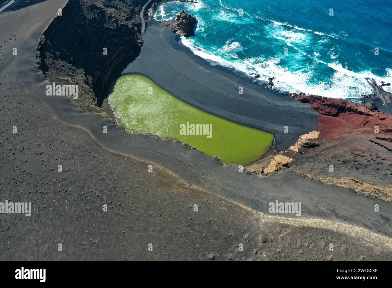 Beautiful aerial view of el lago verde hi-res stock photography and ...