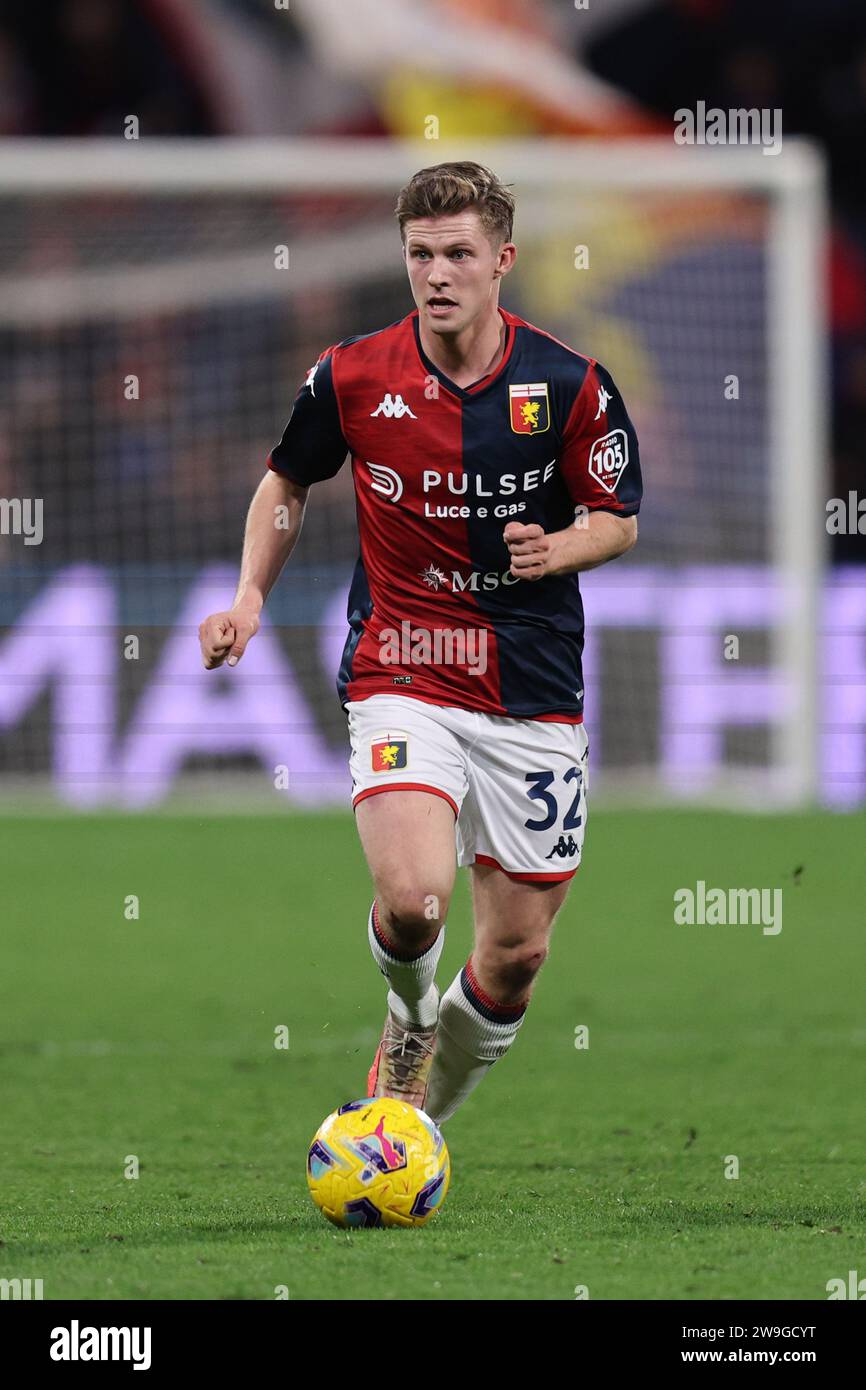 Morten Frendrup (Genoa) during the Italian "Serie A" match between ...