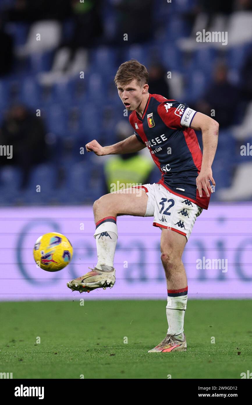 Morten Frendrup (Genoa) during the Italian "Serie A" match between ...