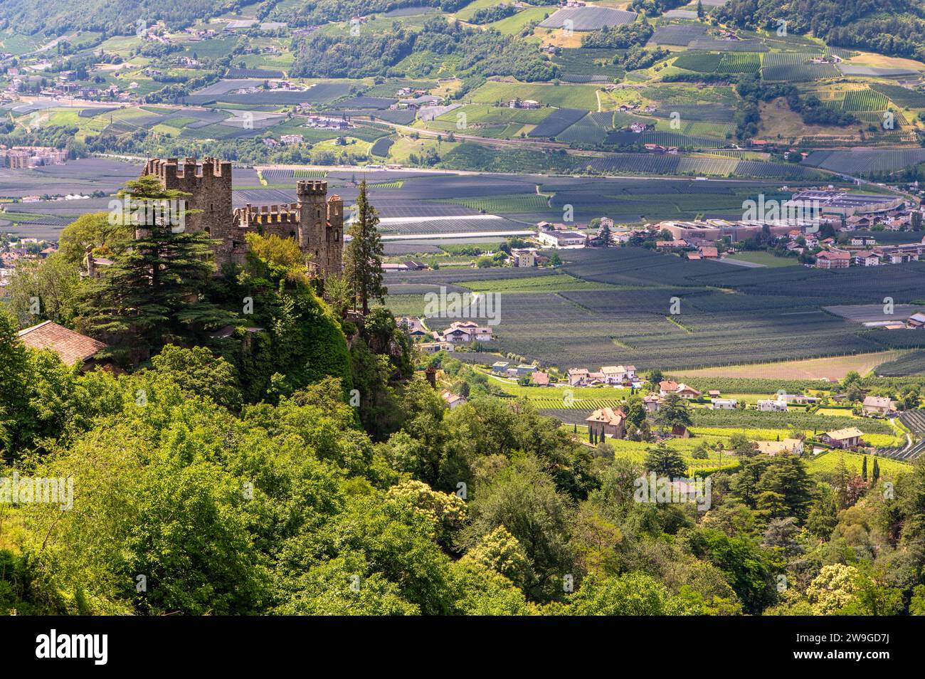 Fontana Castle/Brunnenburg houses the Agricultural Museum and a ...