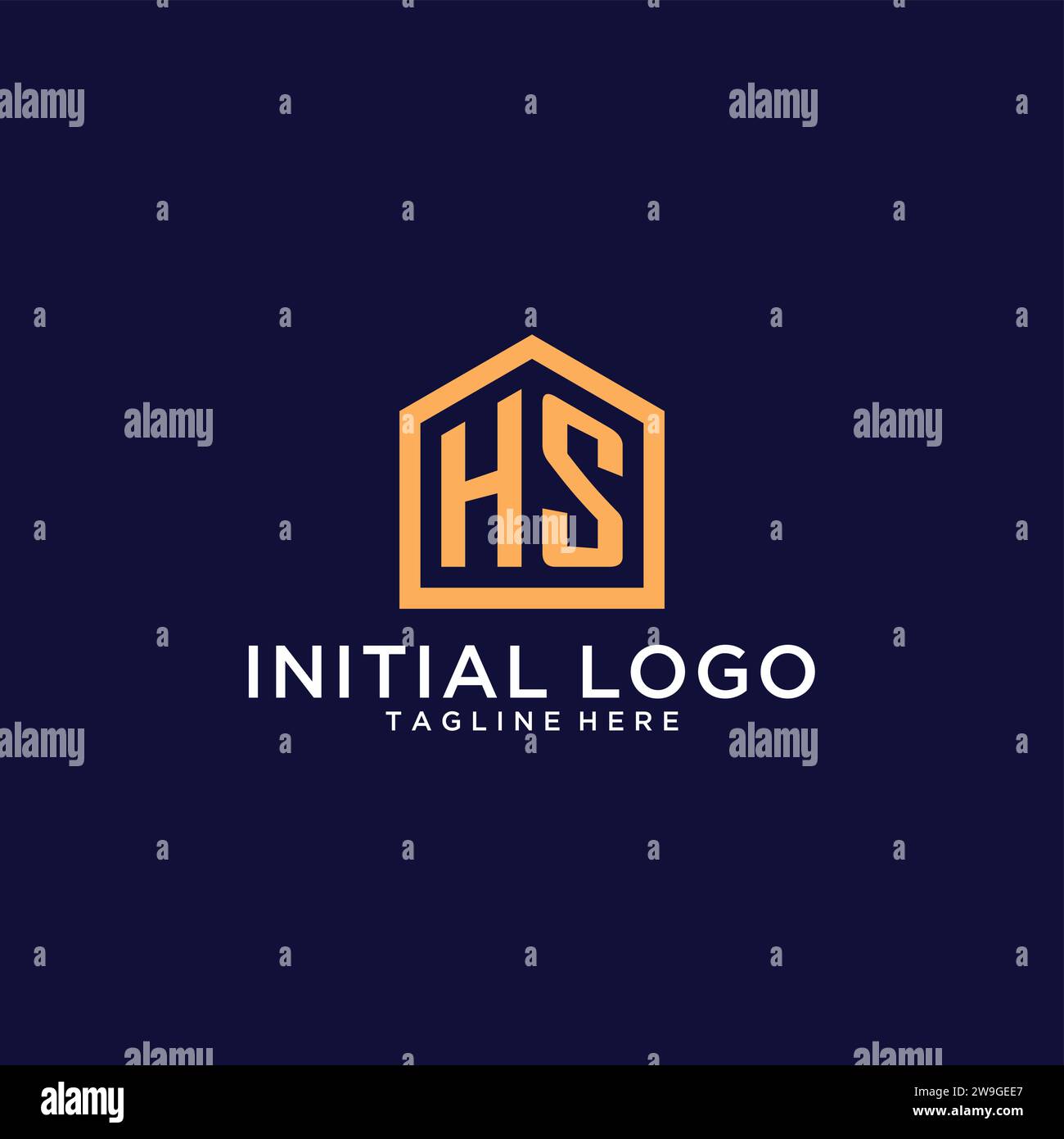 Hs clean logo Stock Vector Images - Alamy