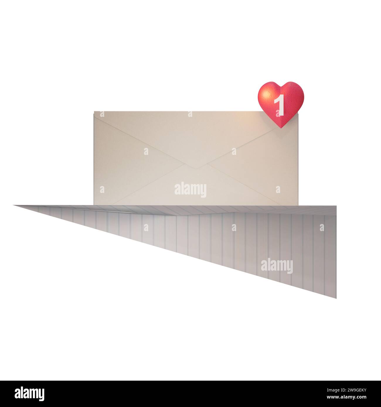 Message notification bell icon Cut Out Stock Images & Pictures - Alamy