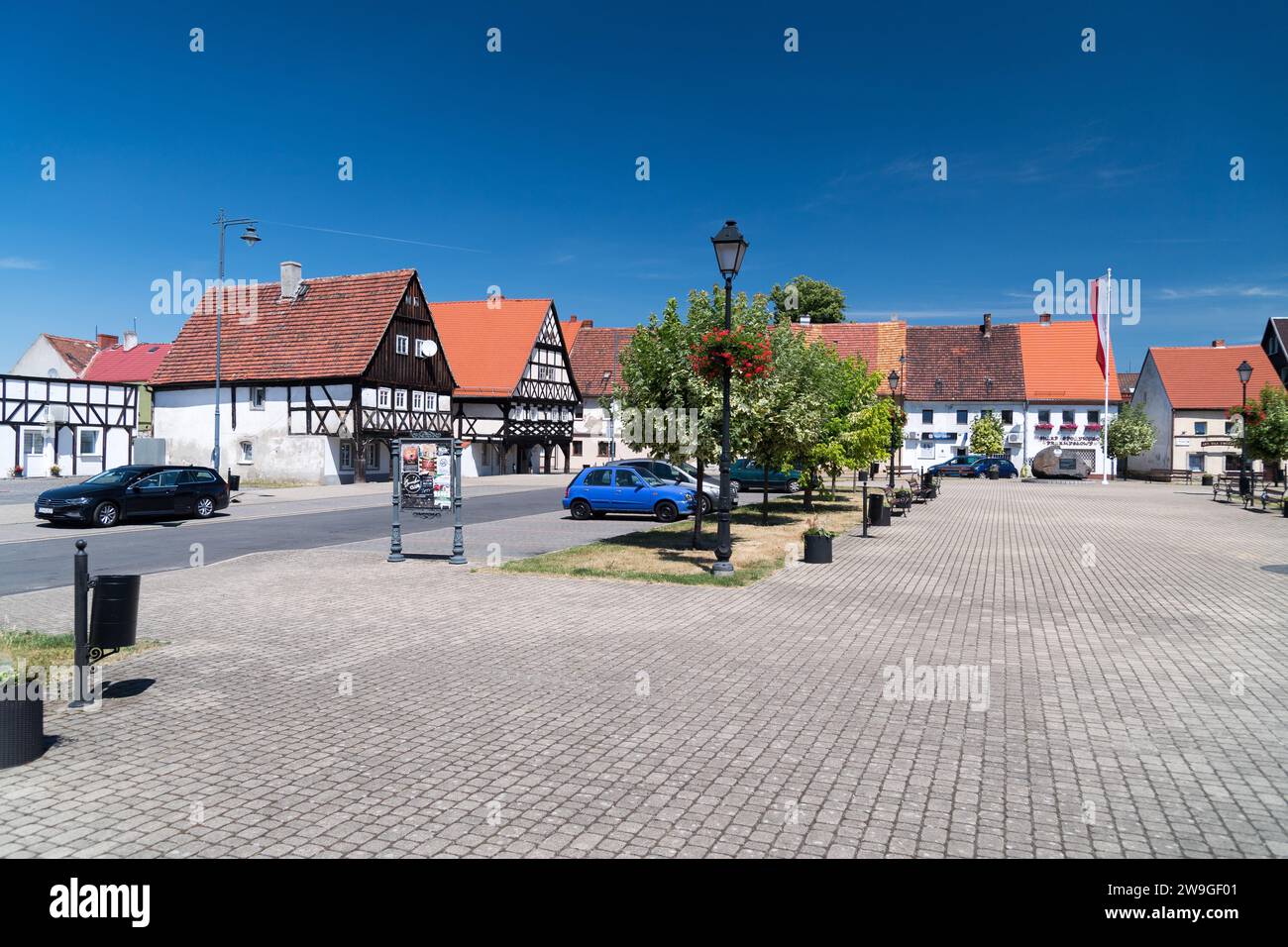 Poland historical timber framed house hi-res stock photography and ...