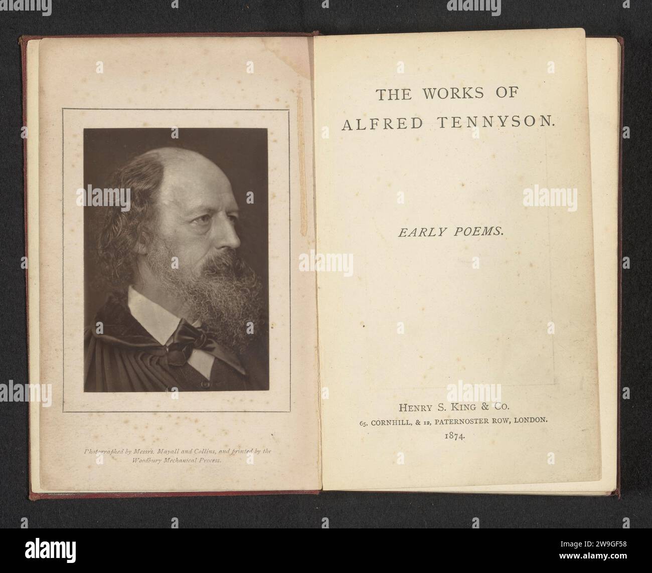 The works of Alfred Tennyson. Early poems, Alfred Tennyson, 1874 book ...
