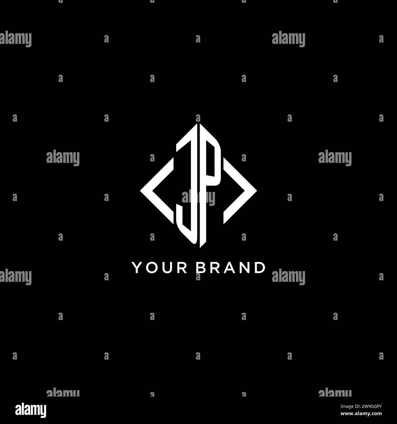 JP initial monogram with rhombus shape logo design ideas Stock Vector ... JP initial monogram with rhombus shape logo design ideas Stock Vector ...