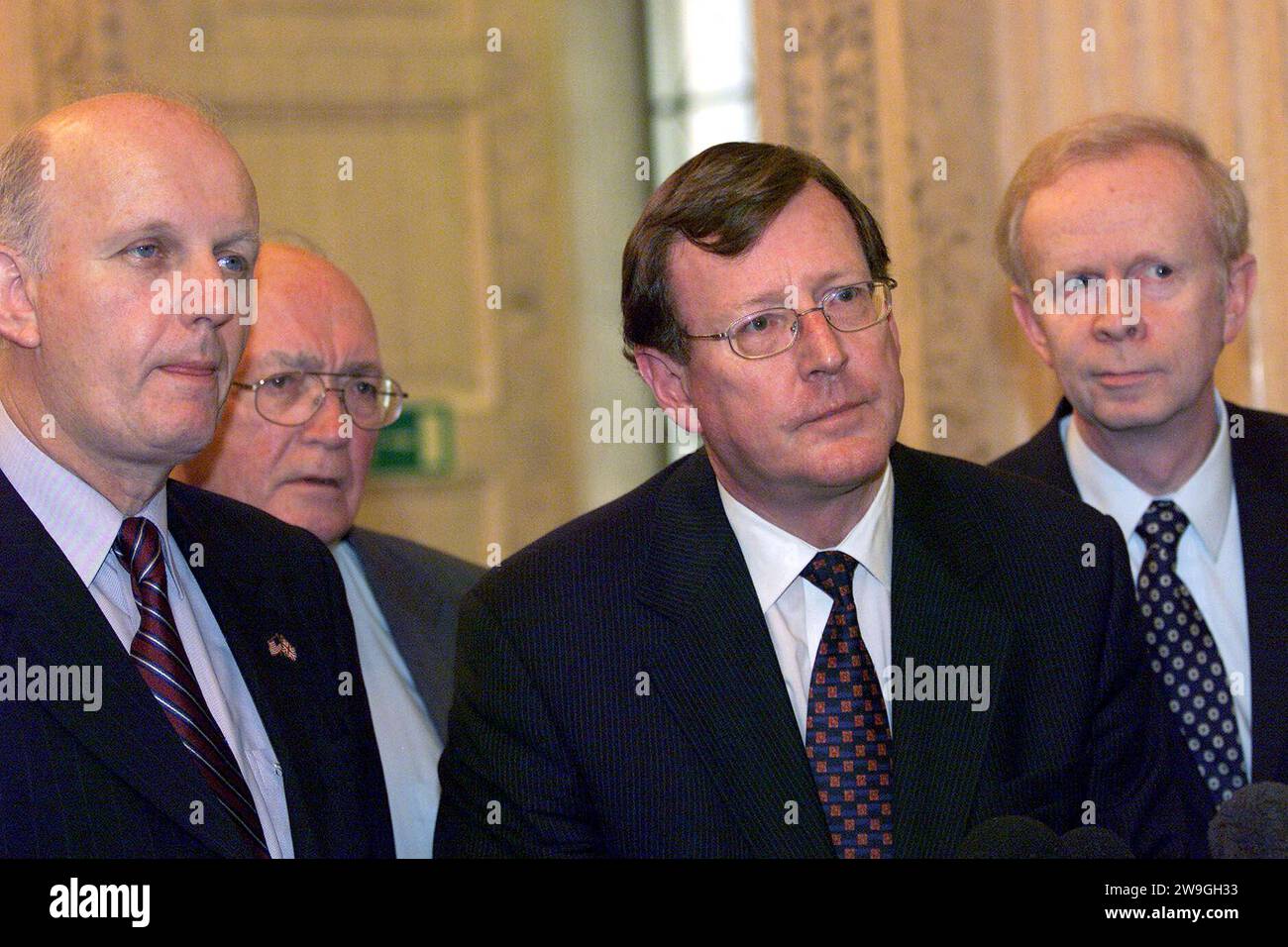 File photo dated 18/10/2001 of Ulster Unionist Leader David Trimble ...