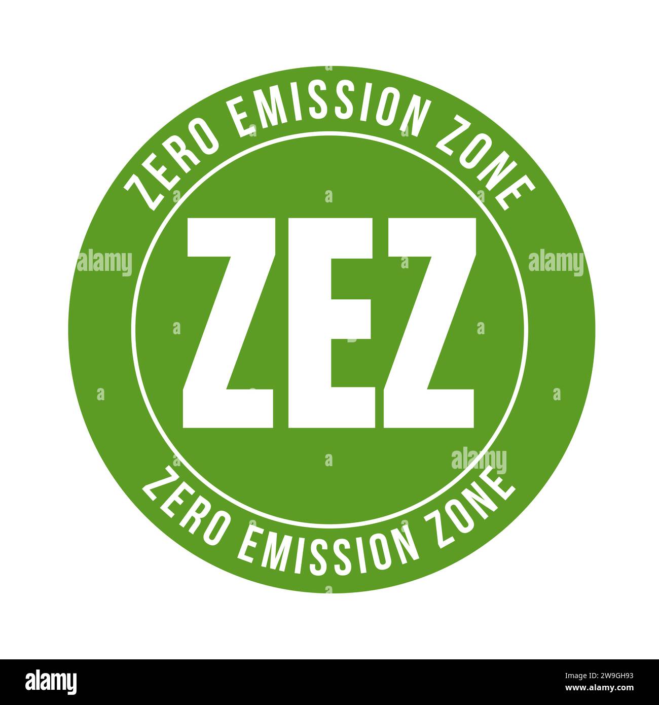 Zero emission badge hi-res stock photography and images - Alamy