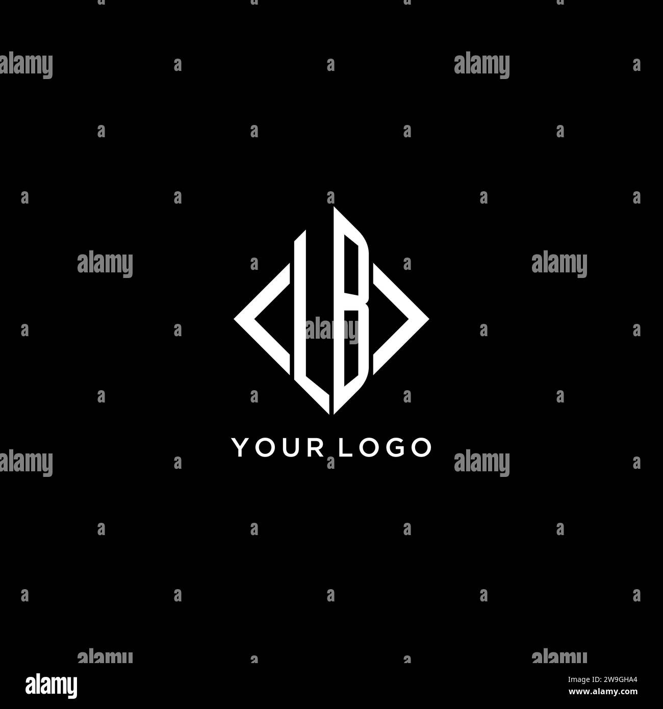 LB initial monogram with rhombus shape logo design ideas Stock Vector ... LB initial monogram with rhombus shape logo design ideas Stock Vector ...
