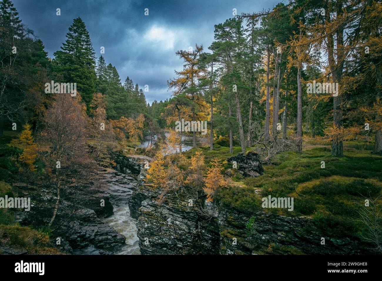 Linn of dee falls hi-res stock photography and images - Alamy