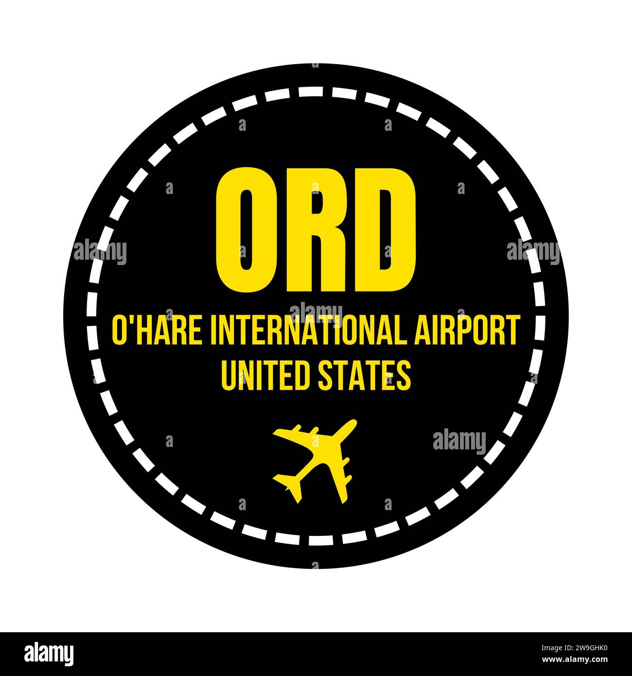 Chicago airport Cut Out Stock Images & Pictures - Alamy