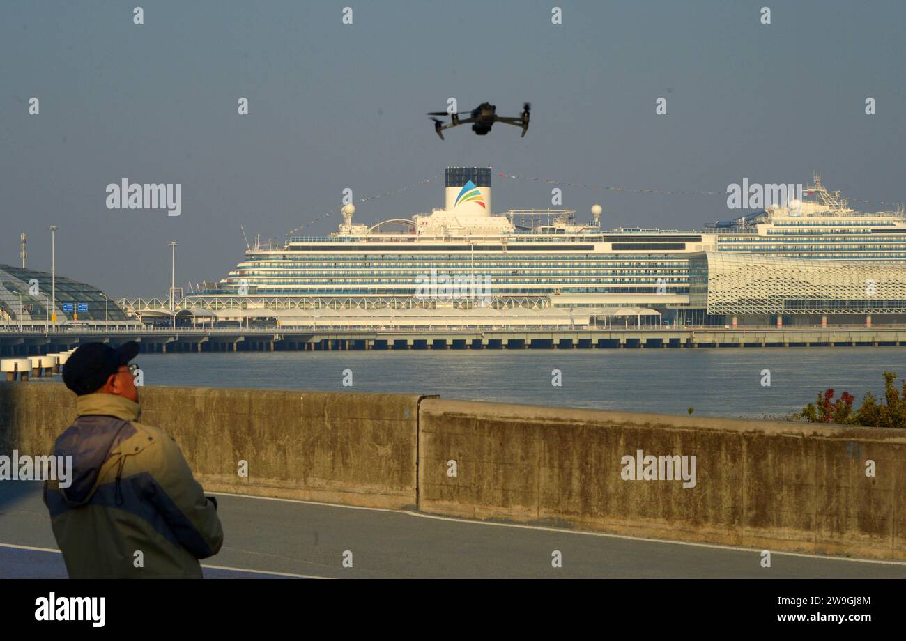 Aerial photo shows the Adora Magic City, China's first domestically ...