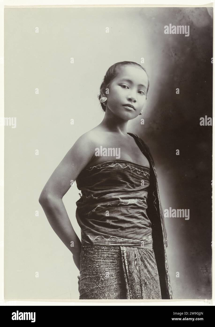 Studio Portrait of a Javanese Woman, c. 1867 - c. 1910 photograph ...